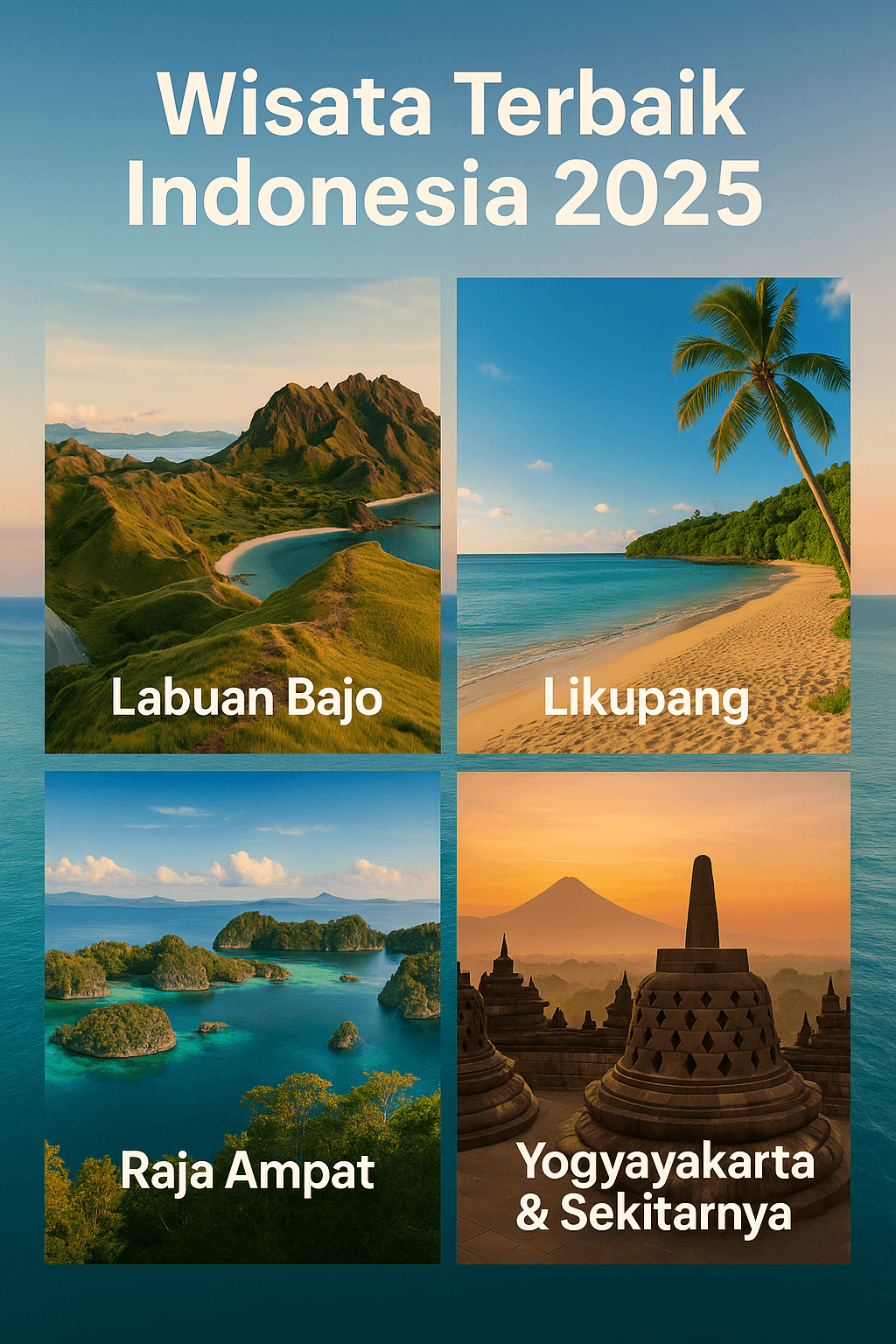 10 Tempat Wisata Terbaik Indonesia 2025 - Kosapoin.com